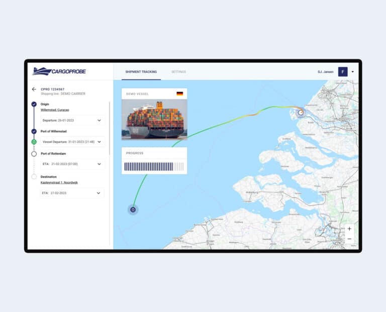 CargoProbe Vessel Tracking - Portbase